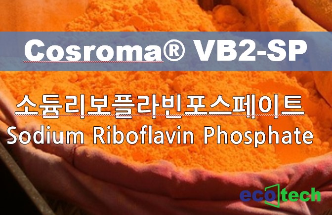 Cosroma® VB2-SP 소듐리보플라빈포스페이트 Sodium Riboflavin Phosphate > Cosroma® Active Ingredients | 에코텍아이앤씨